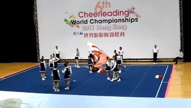 These Cheerleaders Forming A Great Formations : Sunnies Days